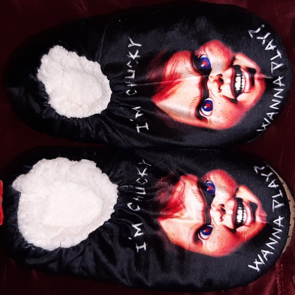 Fuzzy Babba | Other | Chucky From Childs Play Mens Slippers | Poshmark